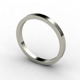 Flat Unisex Wedding Ring | Orla James